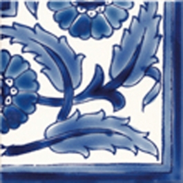 Palmyre Blue Corner 4x4 | Unique Tile & Stone | Shipping 1-2 Days | Be