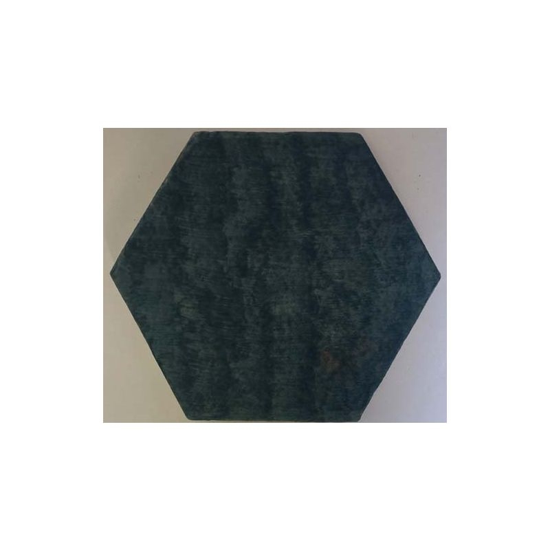 Solid Blue Hexagon 8x8 Terracotta Tile | Unique Tile & Stone | Sh