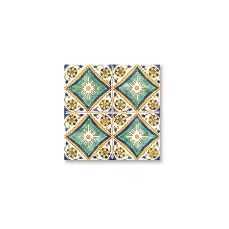 Annaba Ceramic Tile Pattern 8x8 | Unique Tile & Stone | Shipping
